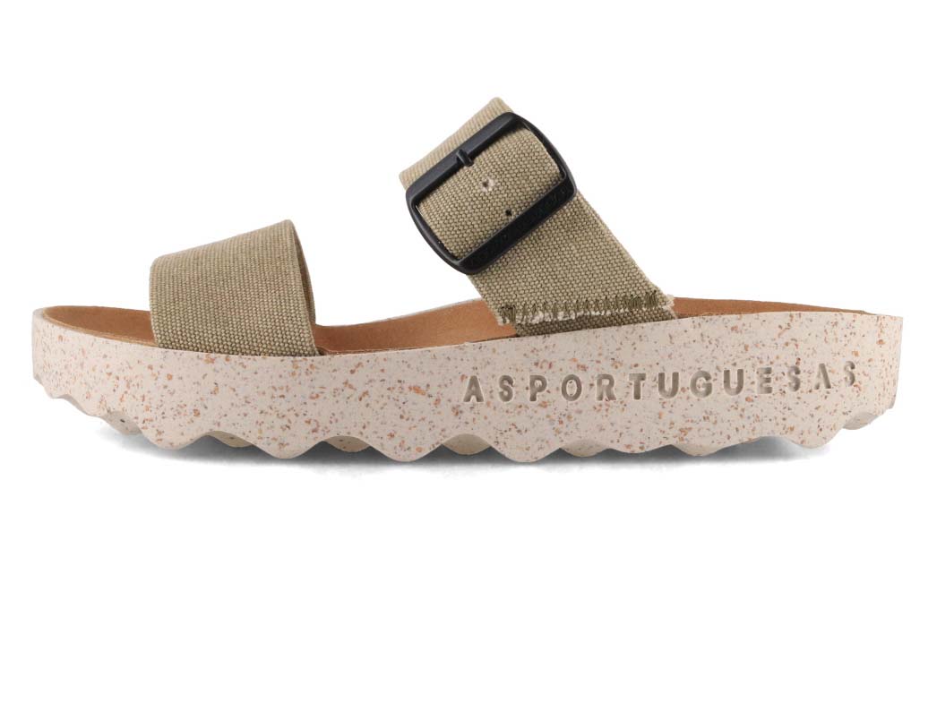 ASPORTUGUESAS City Line Coly Damen Sandalen, khaki