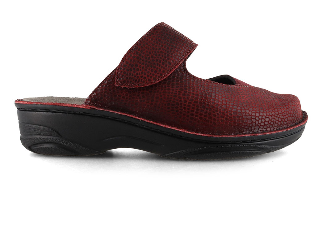 Berkemann BERKOFLEX Clogs STRETCH Heliane, bordeaux
