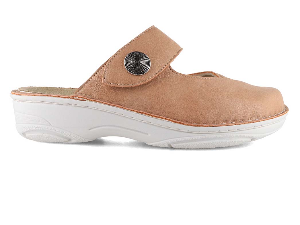 Berkemann BERKOFLEX Heliane Damen Stretch Clogs, beige