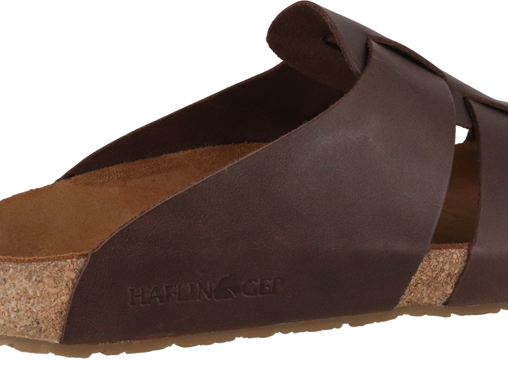 HAFLINGER Herren Bio Sandale Pius, dunkelbraun