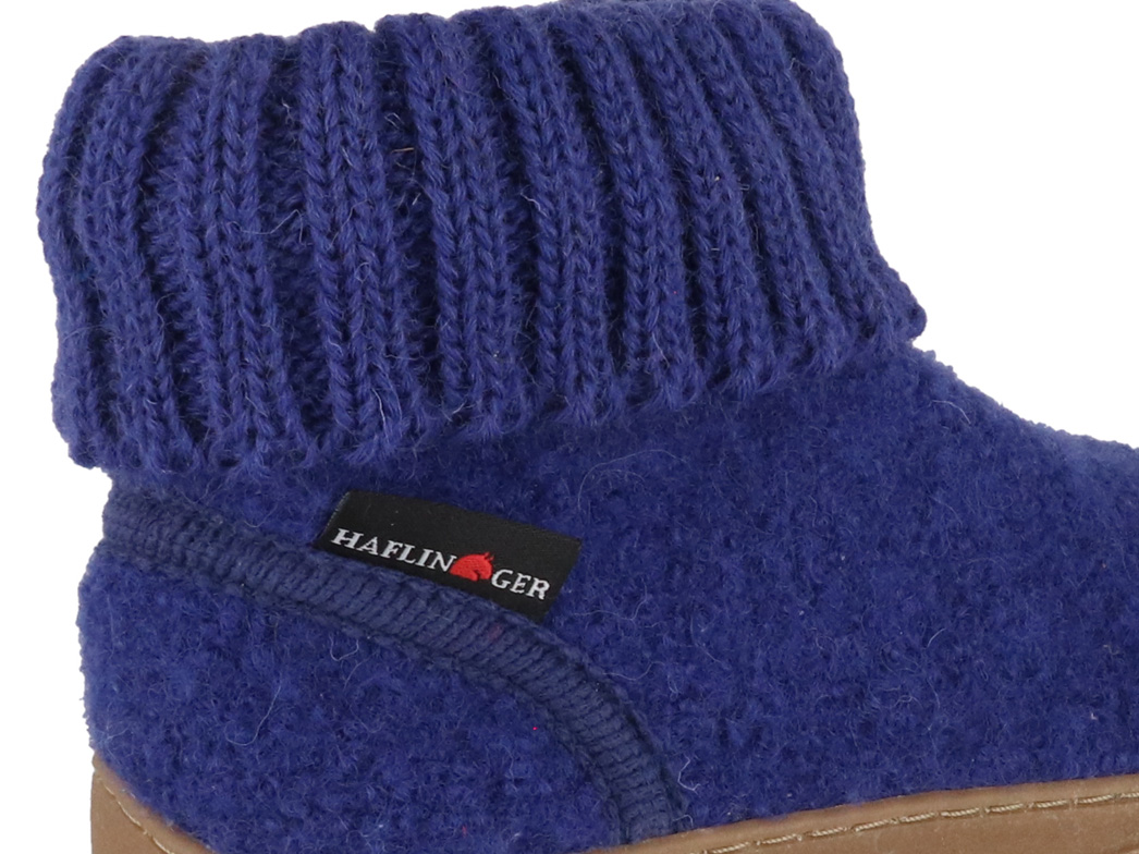 HAFLINGER Kinder Hüttenschuhe Toni, ink