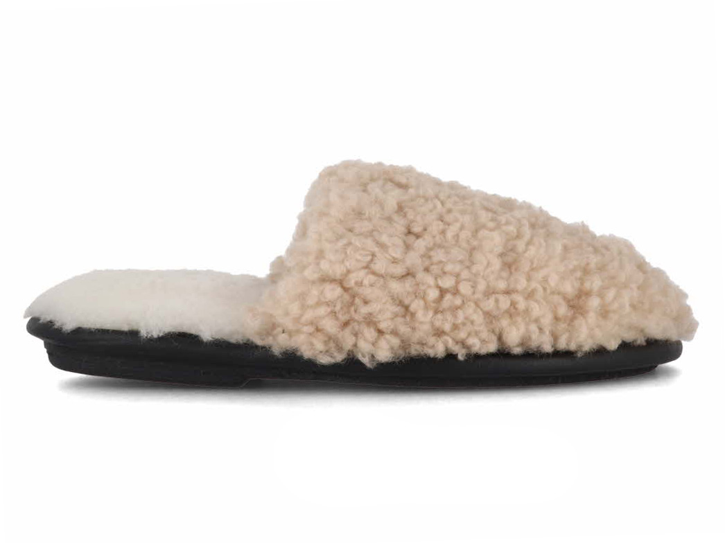 Lammbock® Lammfellpantoffeln Locke für Damen