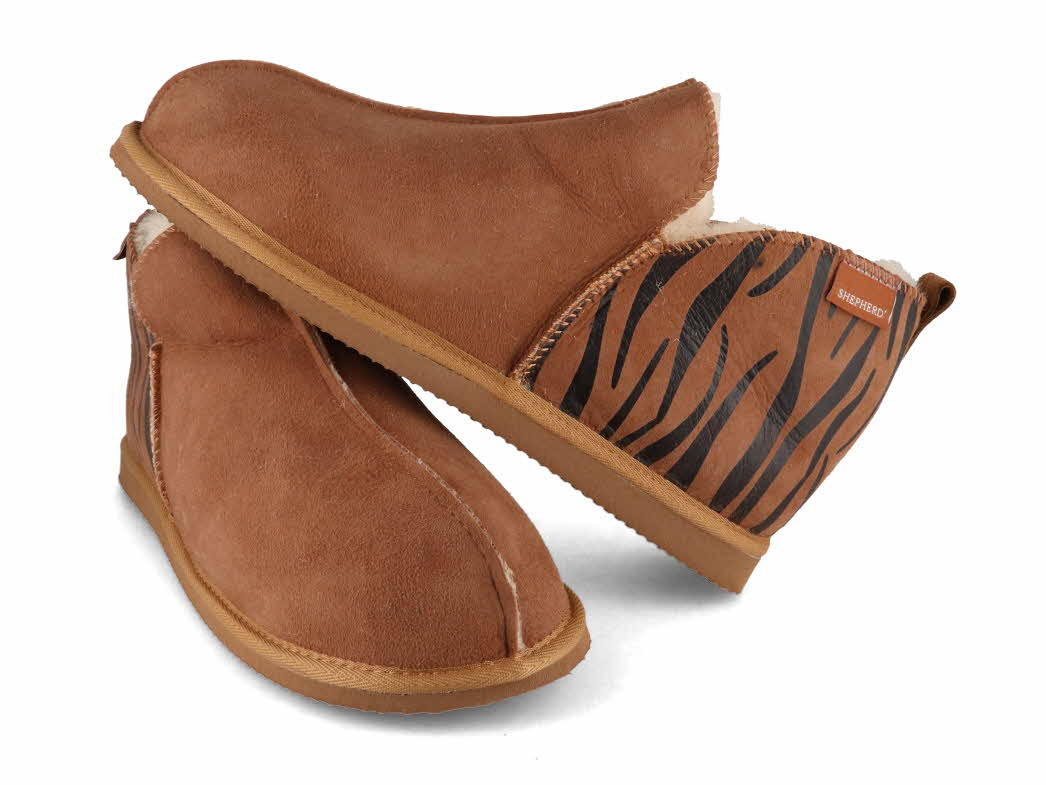 SHEPHERD Damen Boots Annie, chestnut tiger
