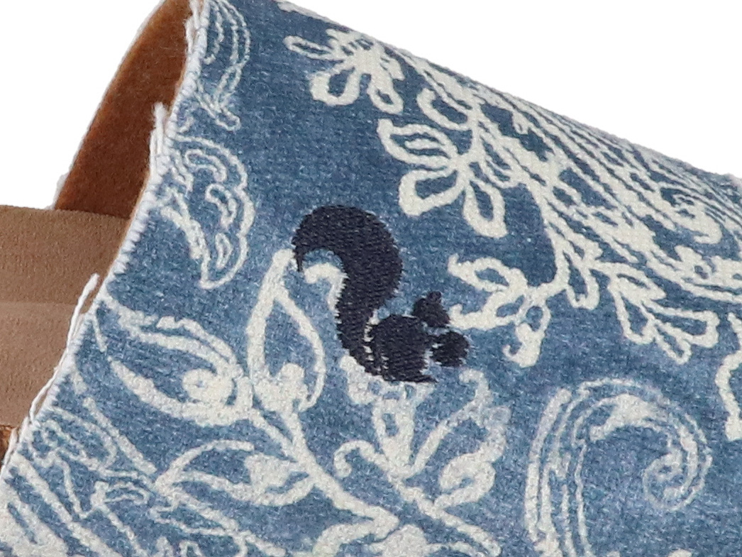 Thies Damen Eco Paisley Pool Slide, paisley blue