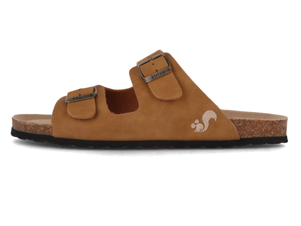 Thies Herren Eco Bio Sandale, cognac