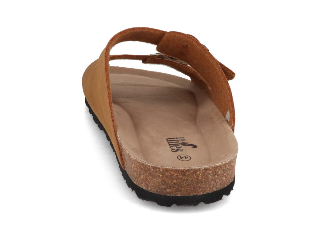 Thies Herren Eco Bio Sandale, cognac