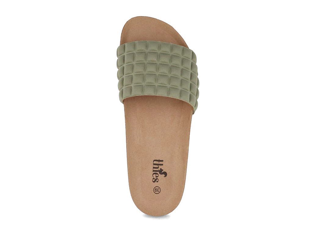 Thies Damen Eco Pool Pop Sandale, olive | ab 53.91